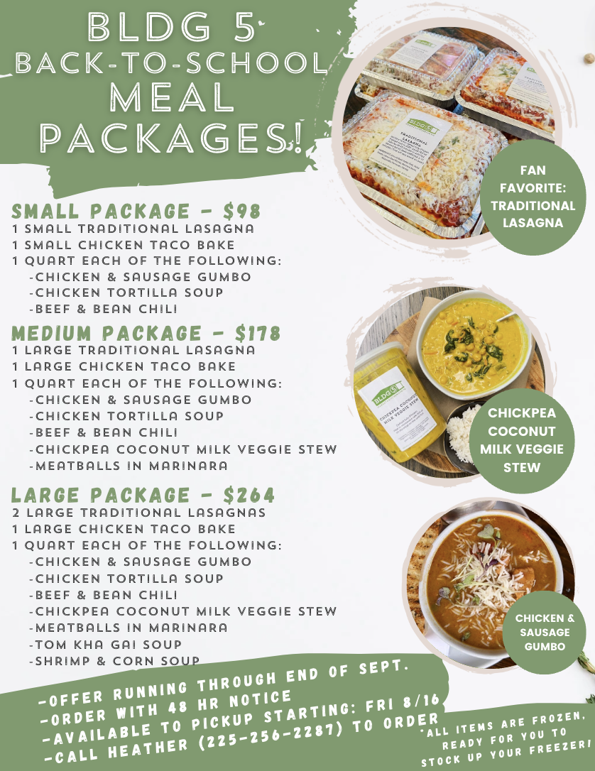 Prepared Meals + More – BLDG 5